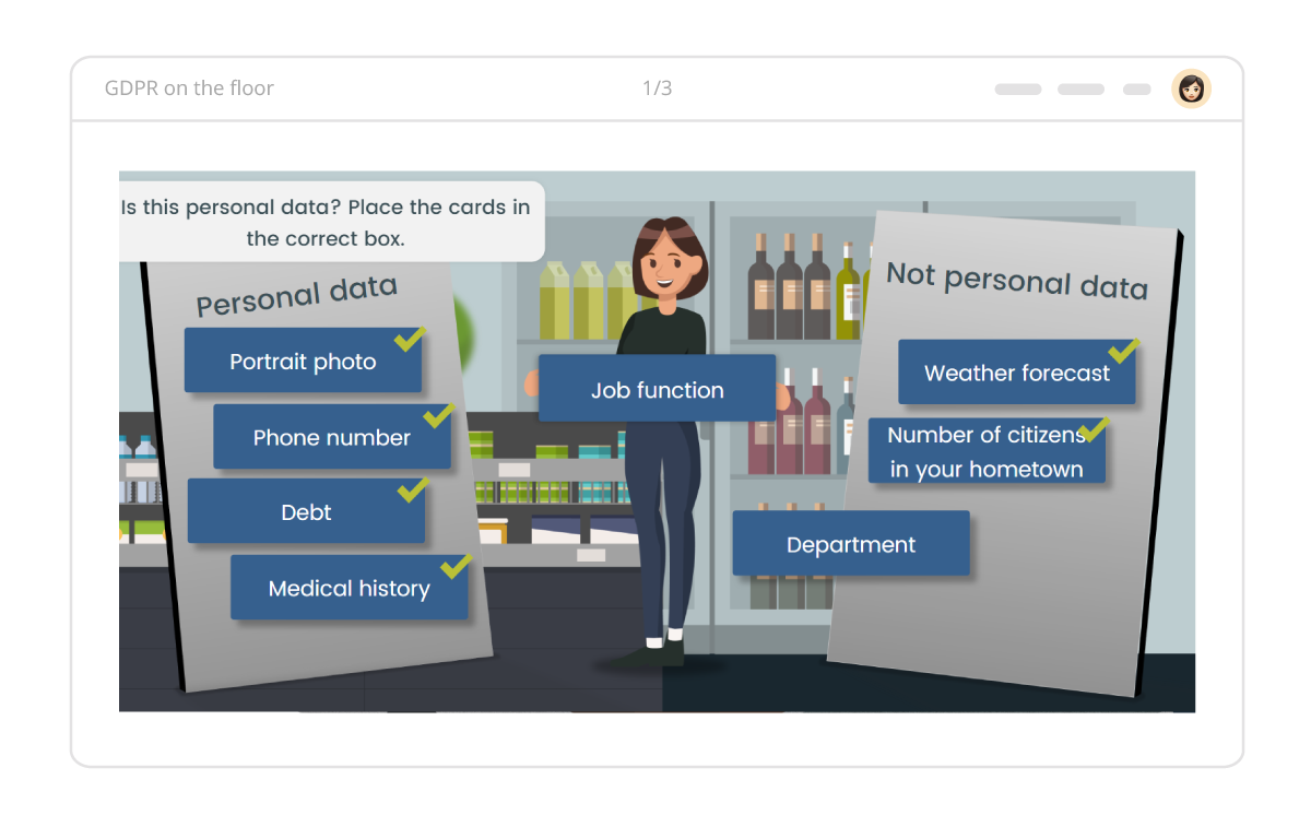 Digital GDPR awareness training for frontline employees | Learningbank